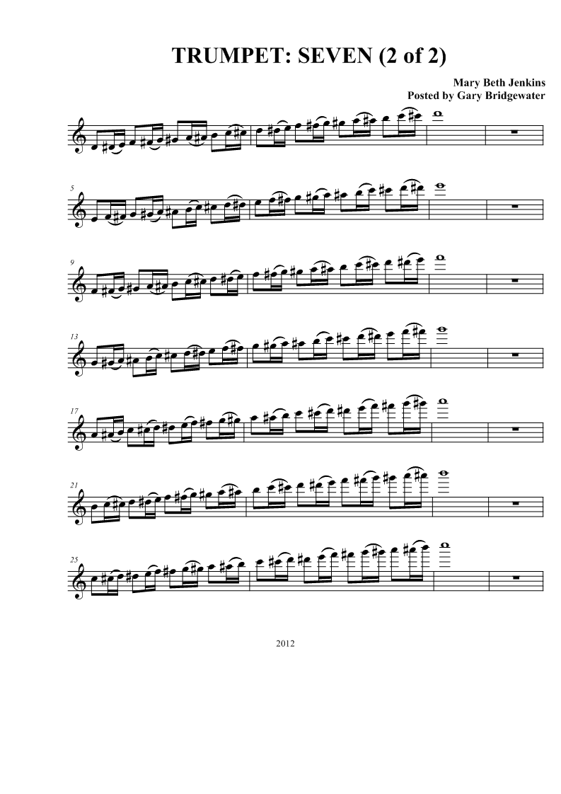 Trumpet: Trumpet: Seven (2 of 2)